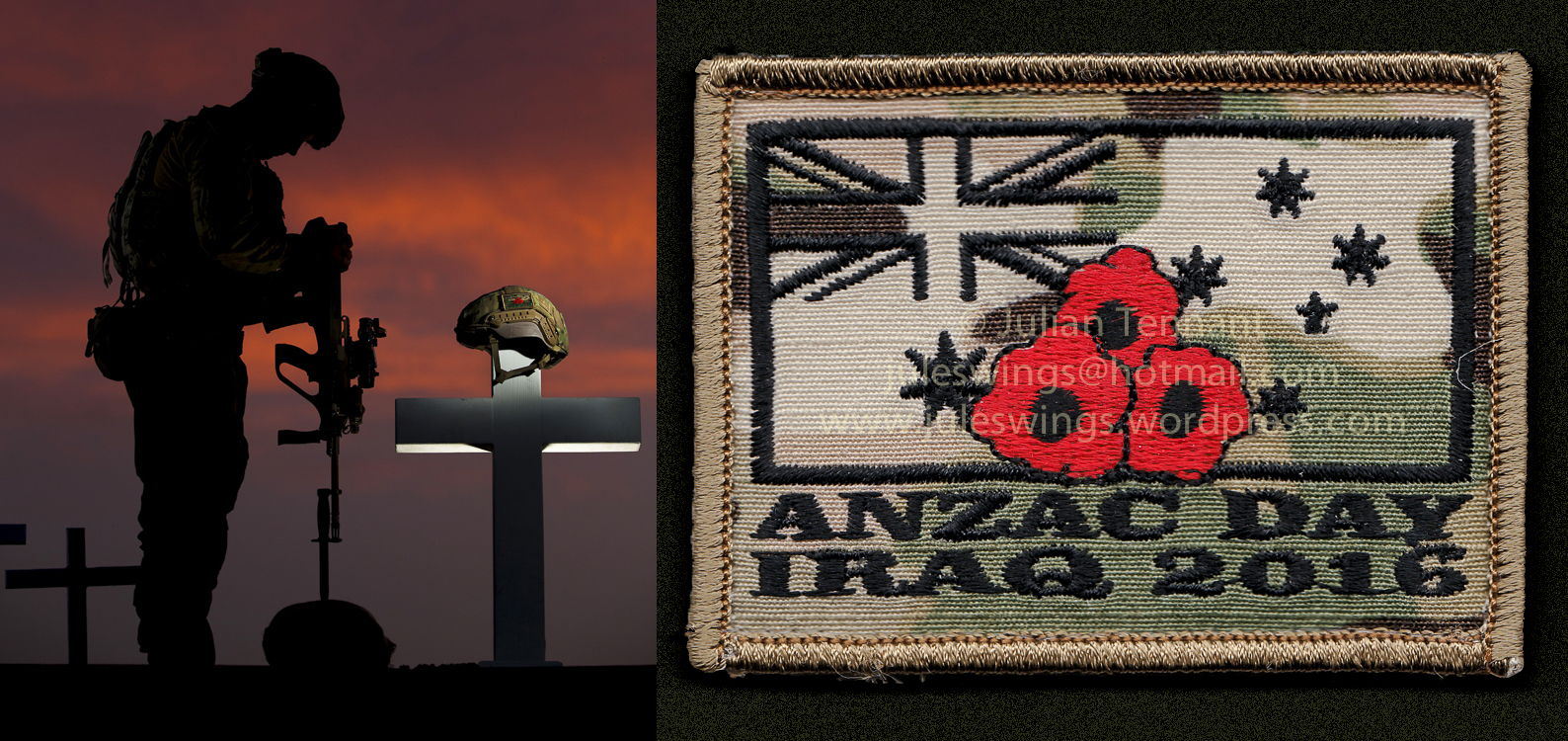 Task Group Taji – ANZAC Day Iraq 2016 Patch - Juleswings Militaria